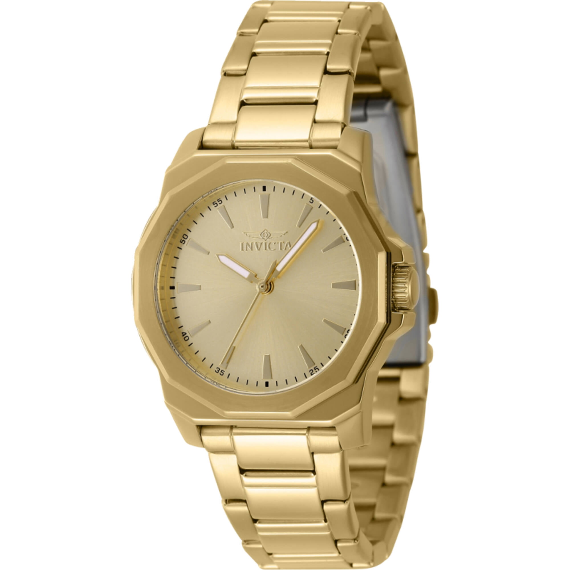 INVICTA Watch 47339 Stainless Steel Quartz Female Gold - Walmart.com