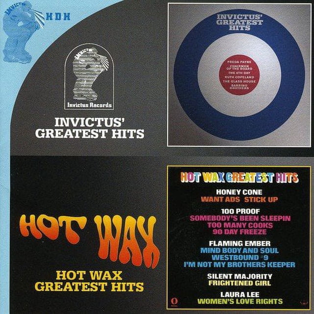 Invictus' Greatest Hits & Hot Wax' Greatest Hits Various Artist (CD ...