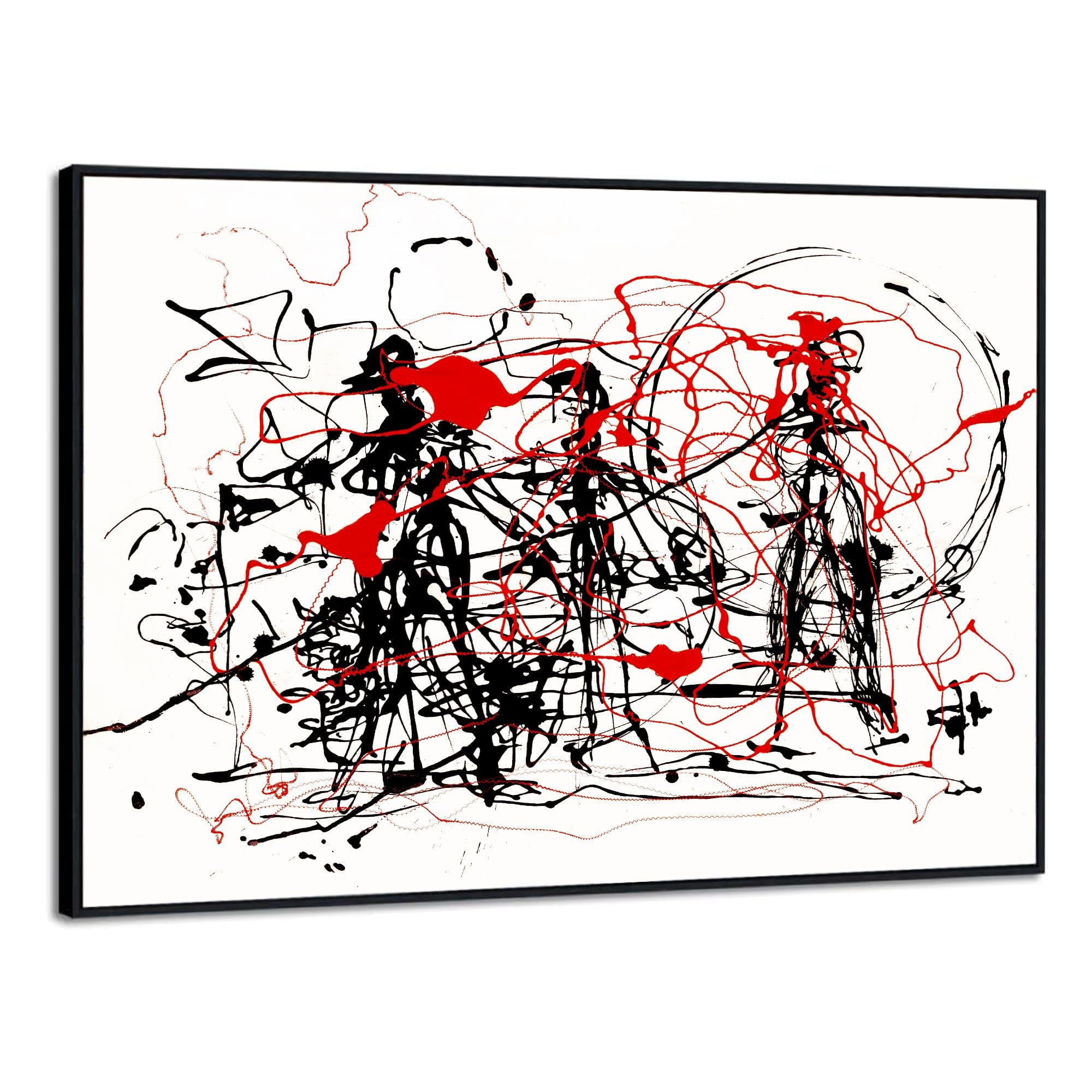 INVIN ART Framed Canvas Giclee Print Abstract Series#6 by Jackson ...