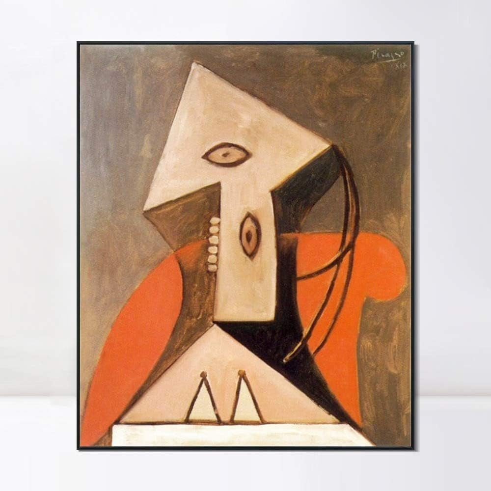 INVIN ART Framed Canvas Giclee Print Art 1929 Femme dans un fauteuil ...