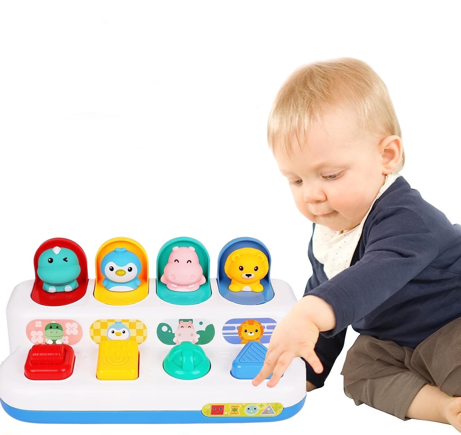 INvench Sensory Toys, Montessori Color Sorting Animals, Developmental ...