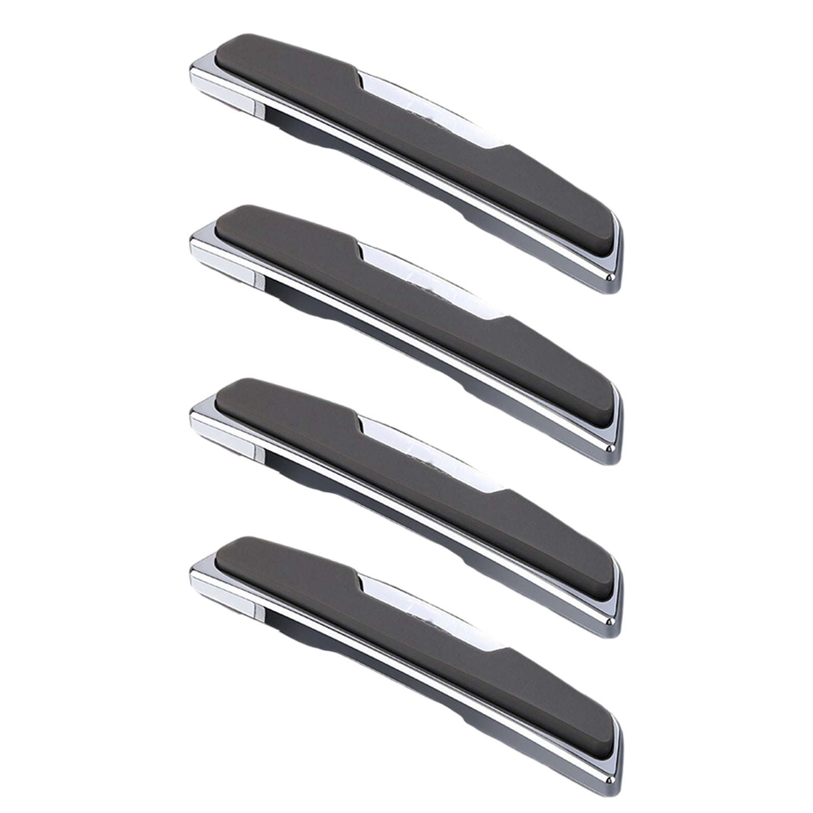 IOAOAI Car Door Protector Plastic Rubber Door Guard 4pcs/set Black High ...