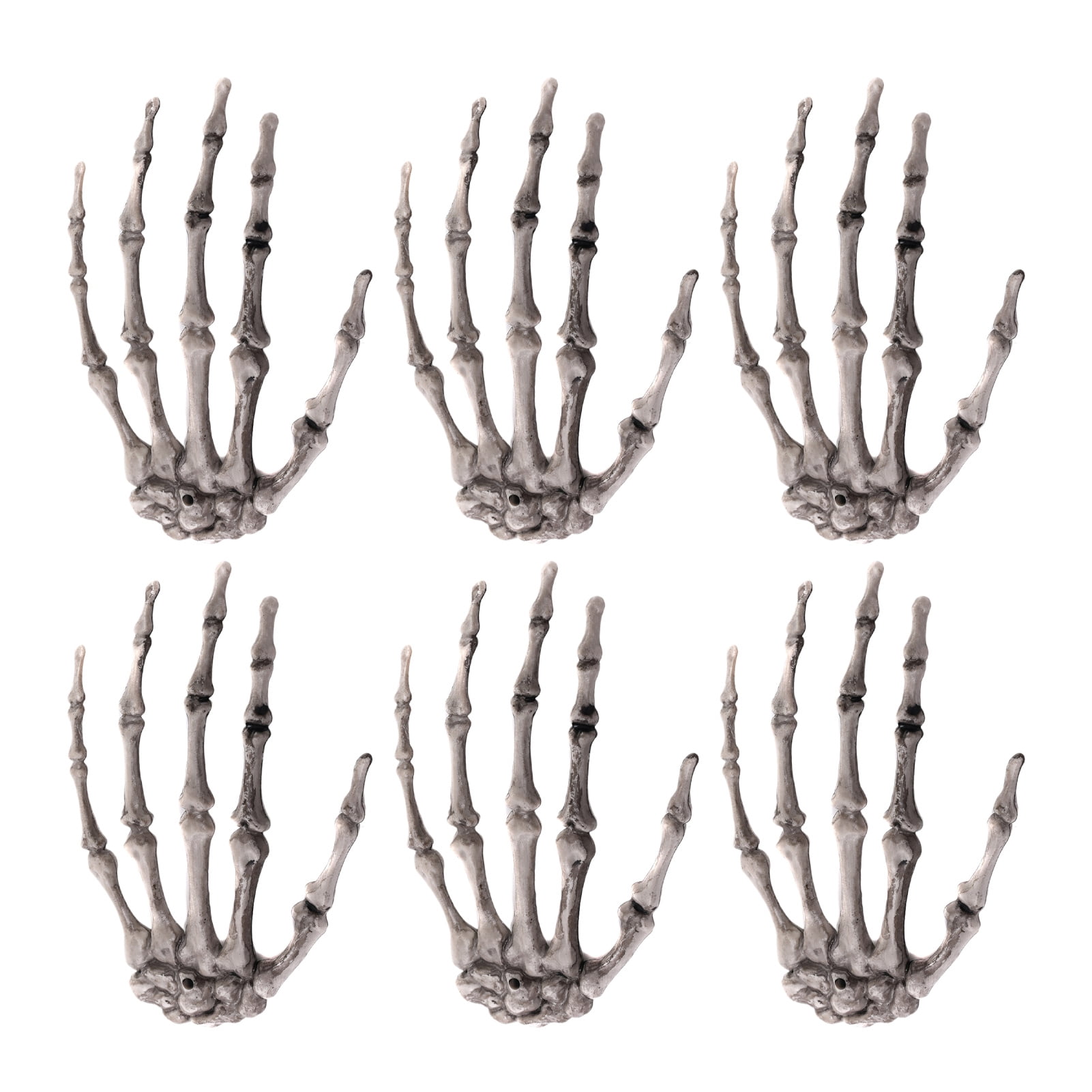 IOAOAI Realistic Skeleton Hand Halloween Skeleton Hand Set Realistic ...