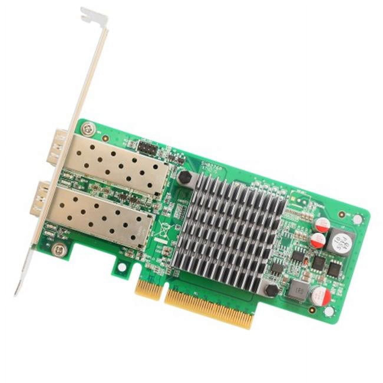 IOCrest 2 Port 10 Gigabit PCI-e x8 NIC Network Card Intel Chipset ...