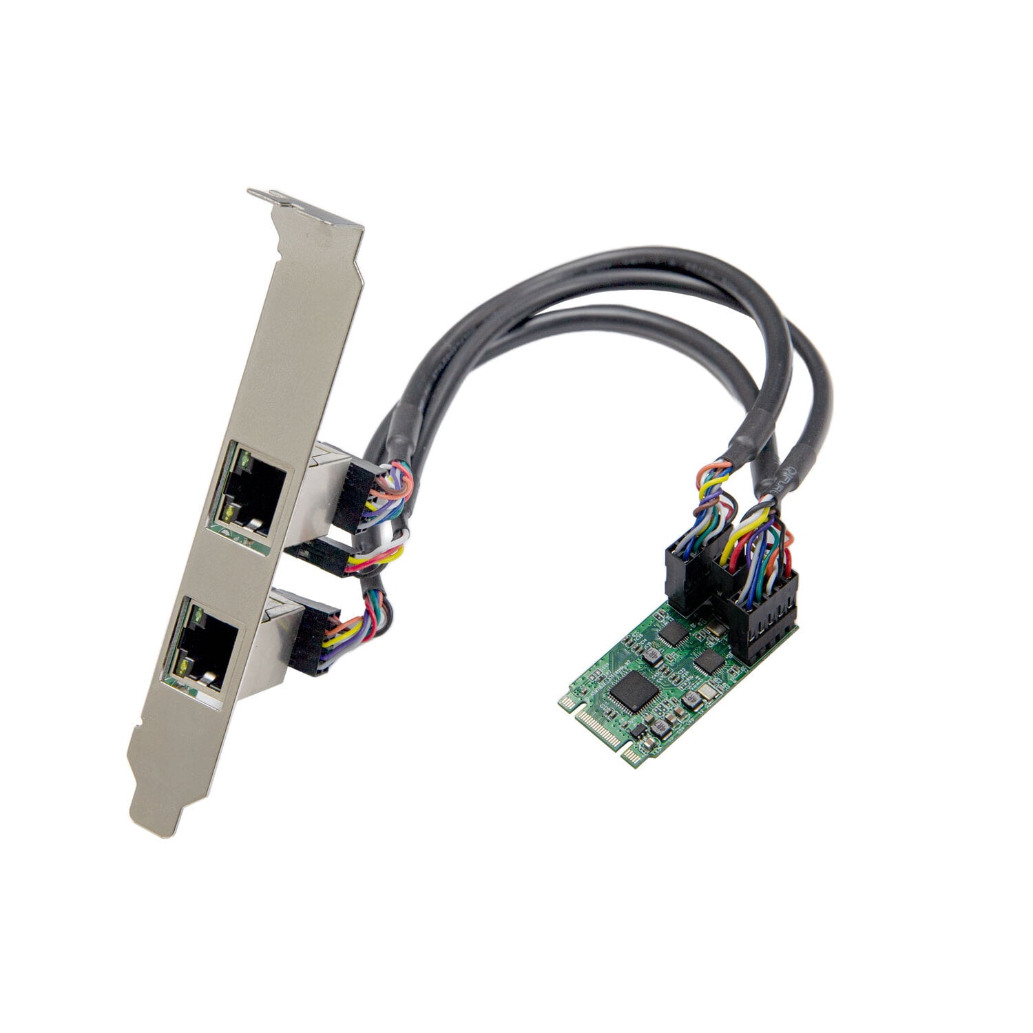 IOCrest Dual Port Gigabit Ethernet M.2 (B & M-Key) Modules PCIe ...