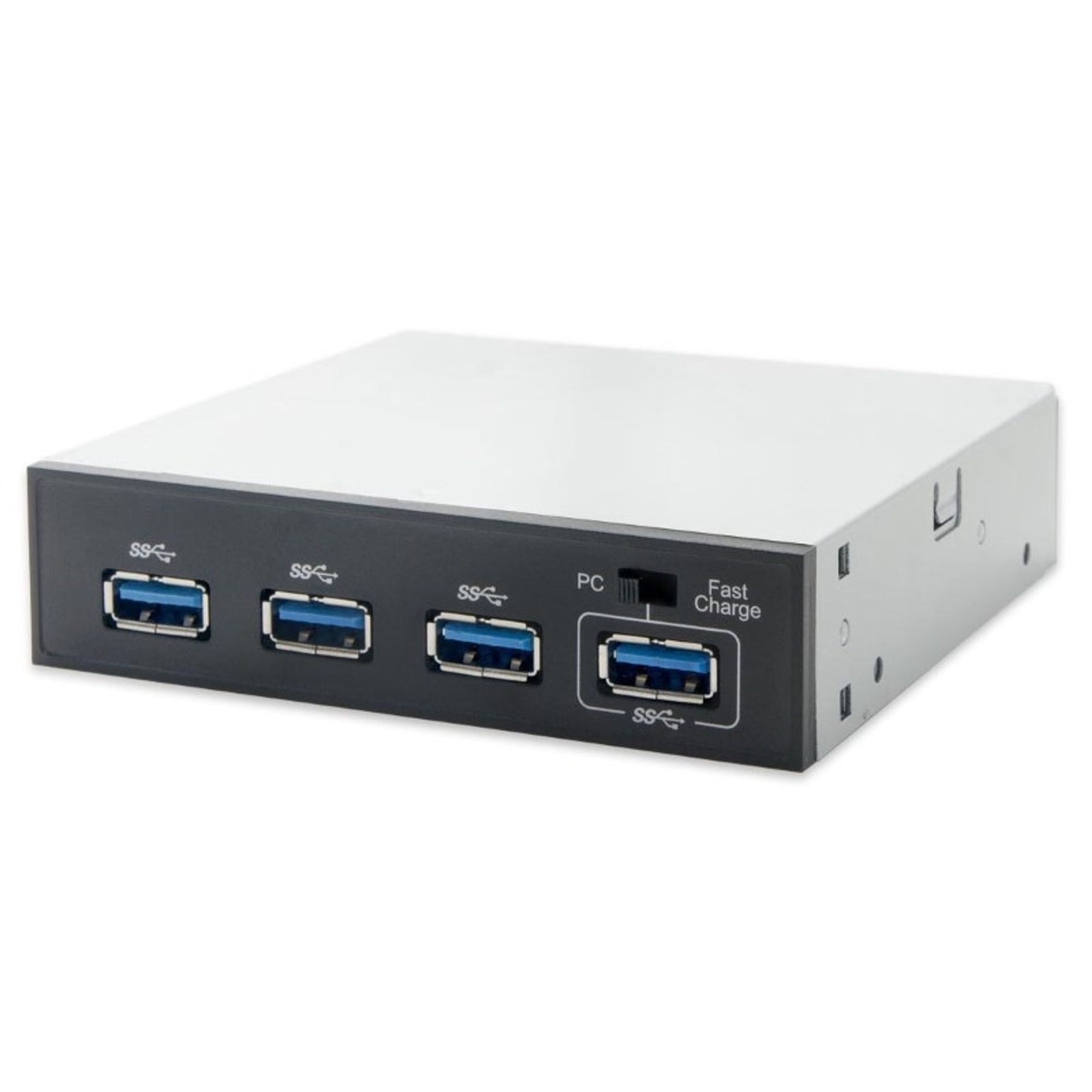 Syba USB 3.0 4-Port Internal 3.5-Inch Bay Hub w/ optional 5.25-Inch ...