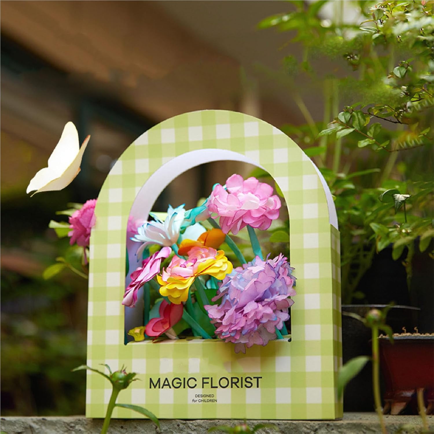 IOEFHC Bloomjoy Magic Petal Flower Art Kit,Bloomjoy DIY Paper Flowers Craft Dyed Materials,Bloom ...