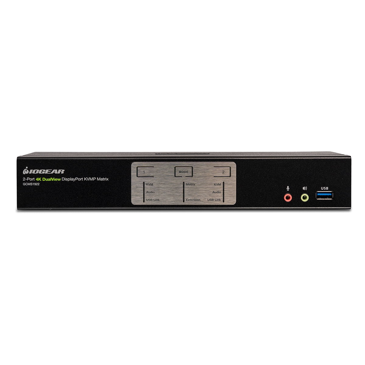 IOGEAR 2-Port 4K Dual View DisplayPort Matrix KVMP - Walmart.com