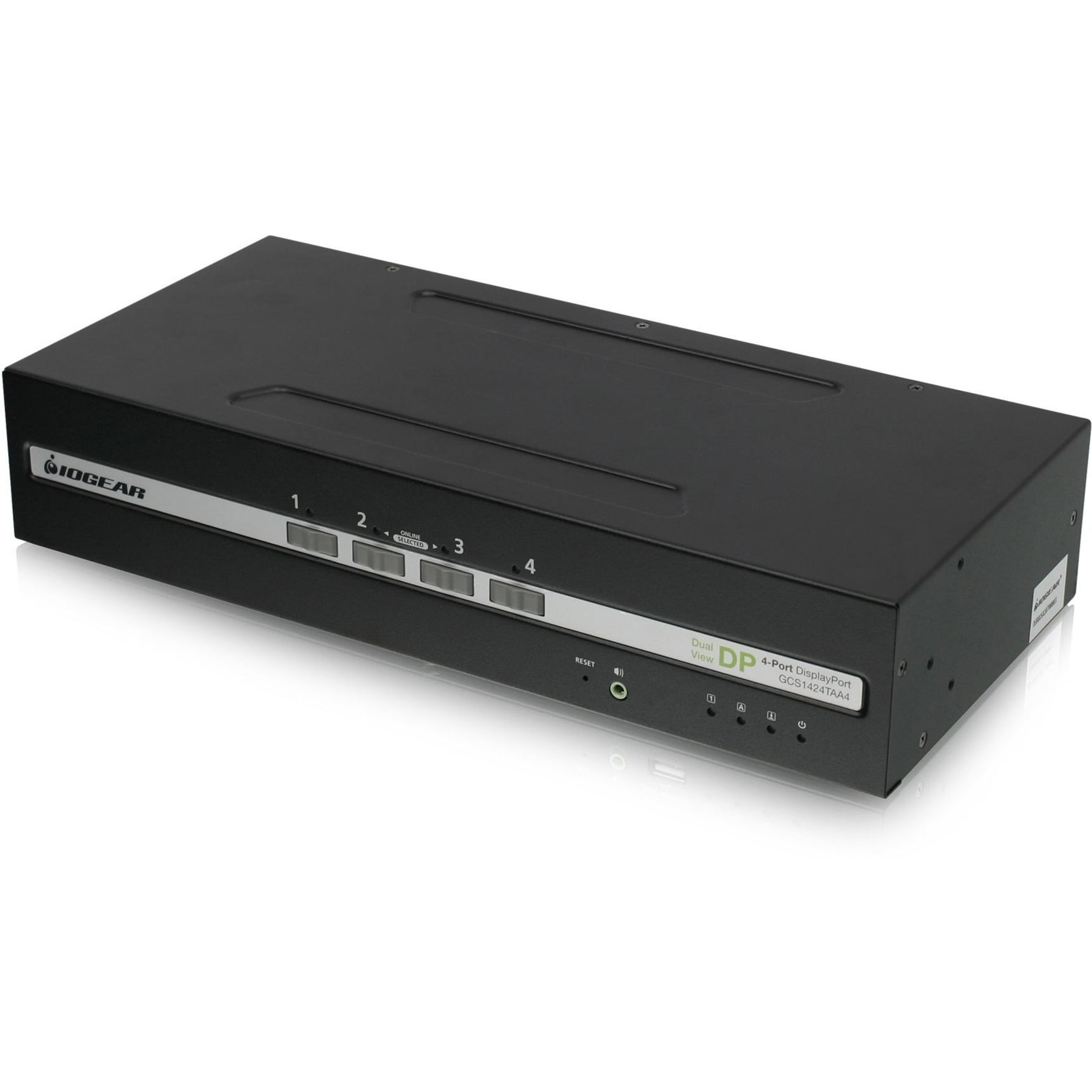 IOGEAR 4-Port Dual View DisplayPort Secure KVM Switch w/Audio - 4 ...