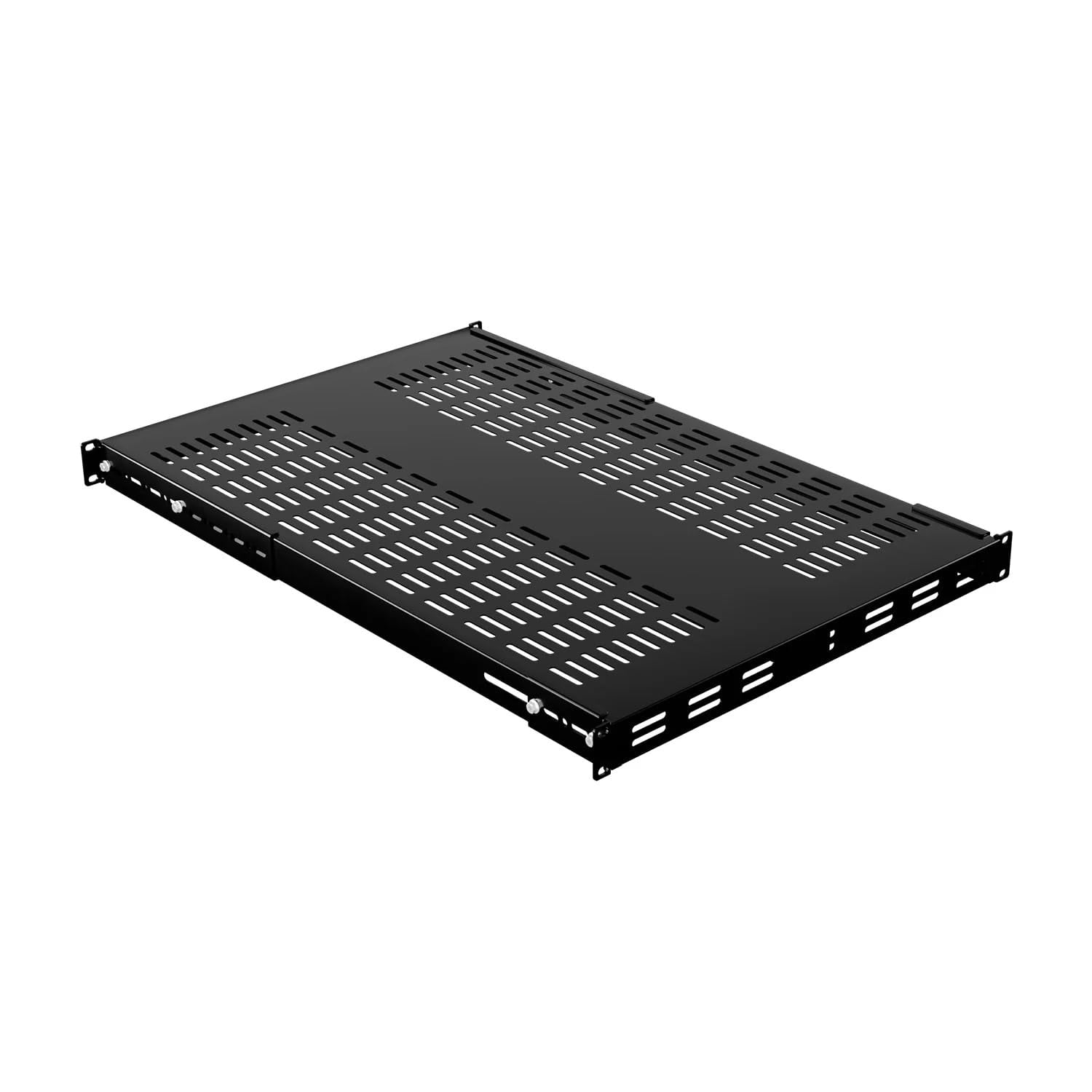 IOGEAR Adjustable Depth Heavy Duty Fixed Rack Shelf - Vented (grsh01 ...