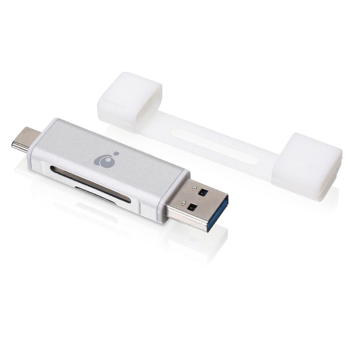 IOGEAR USB-C Duo Card Reader/Writer - Walmart Business Supplies