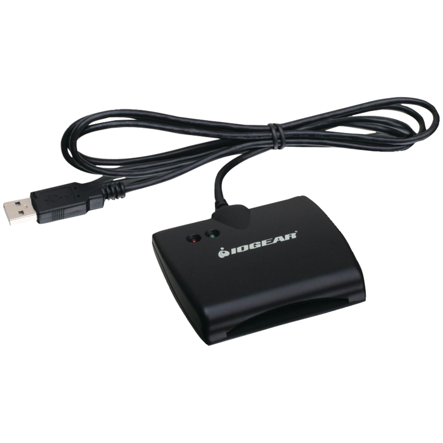 IOGEAR GSR202 USB 2.0 Smart Card Acess Reader Black - Walmart.com