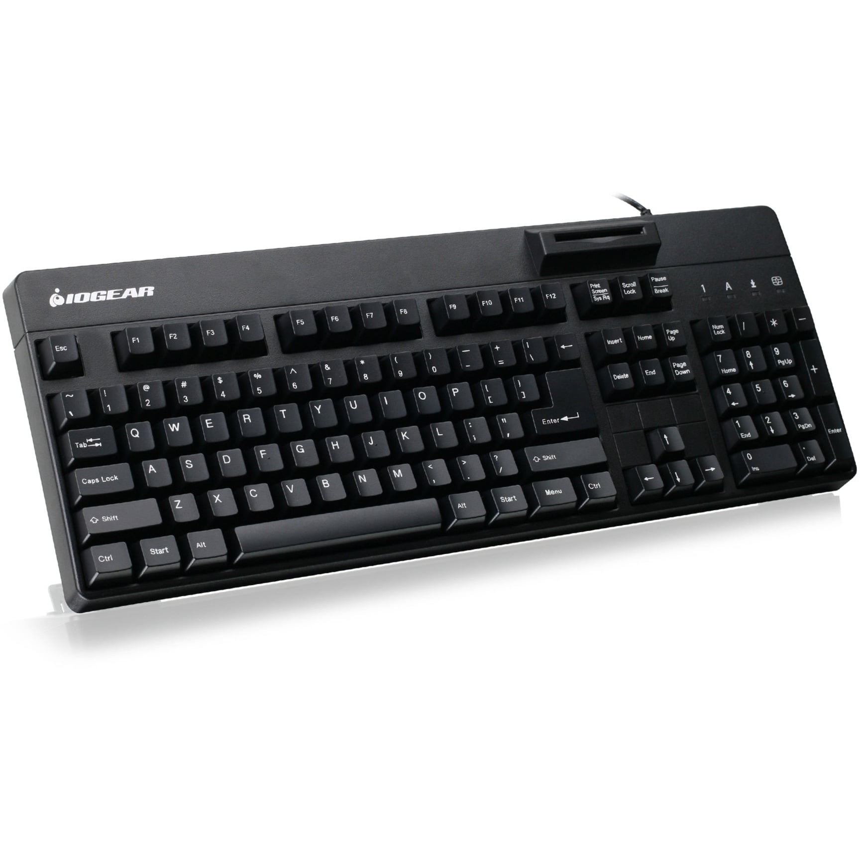 IOGEAR Integrated Keyboard/CAC Reader - Walmart.com