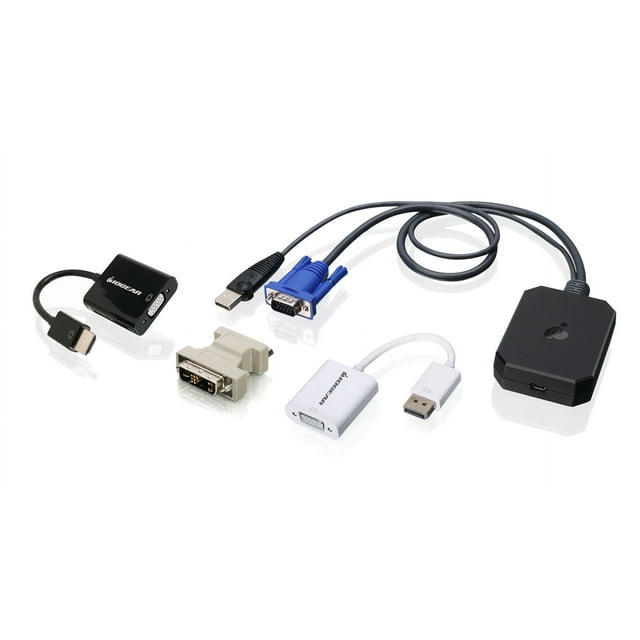 IOGEAR Portable Laptop Console Crash Cart Adapter IT Kit (TAA Compliant ...