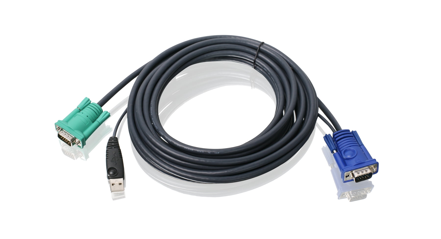 IOGEAR USB KVM Cable 16 Ft - G2L5205U - Walmart Business Supplies
