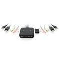 IOGEAR KVM 2-Port USB DisplayPort Cable Switch - 4K 30Hz - Remote ...