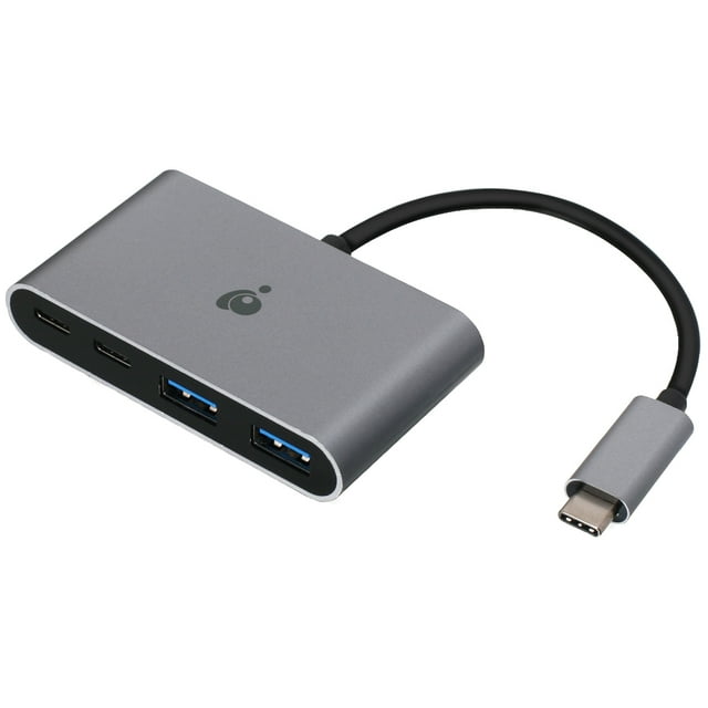 IOGear USB-C 10G 4-Port Hub w/ 100W Power Delivery 3.0 Pass-Through ...