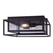 ET2 Souffle LED Flush Mount, 25W, Terracotta, Steel, 13.75x3.75 ...