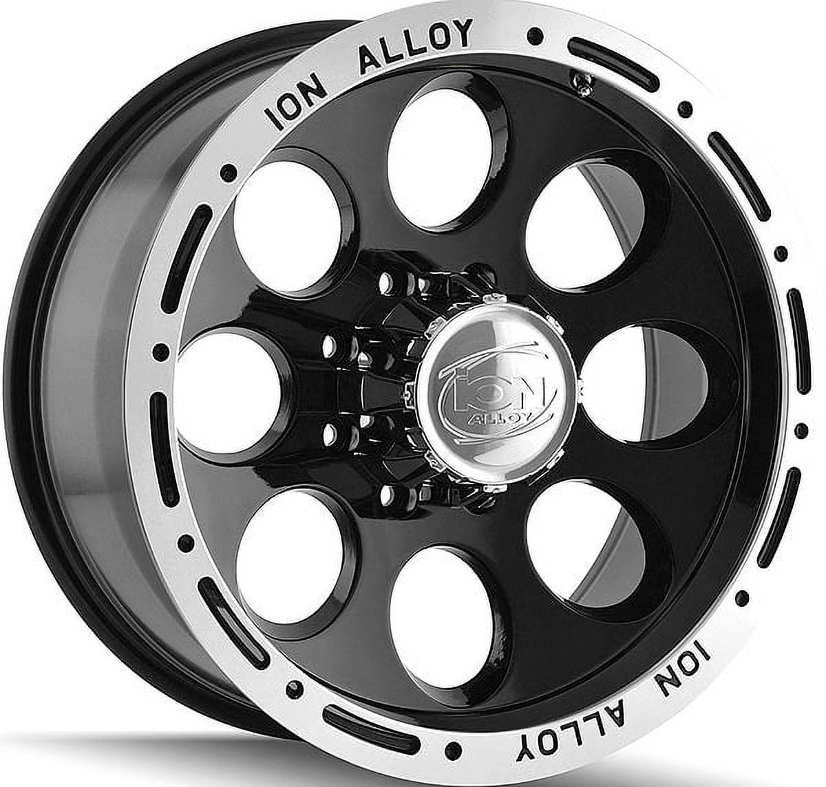 ION 174-2970B 8-170 PCD Black Machined Lip Wheel - Walmart.com