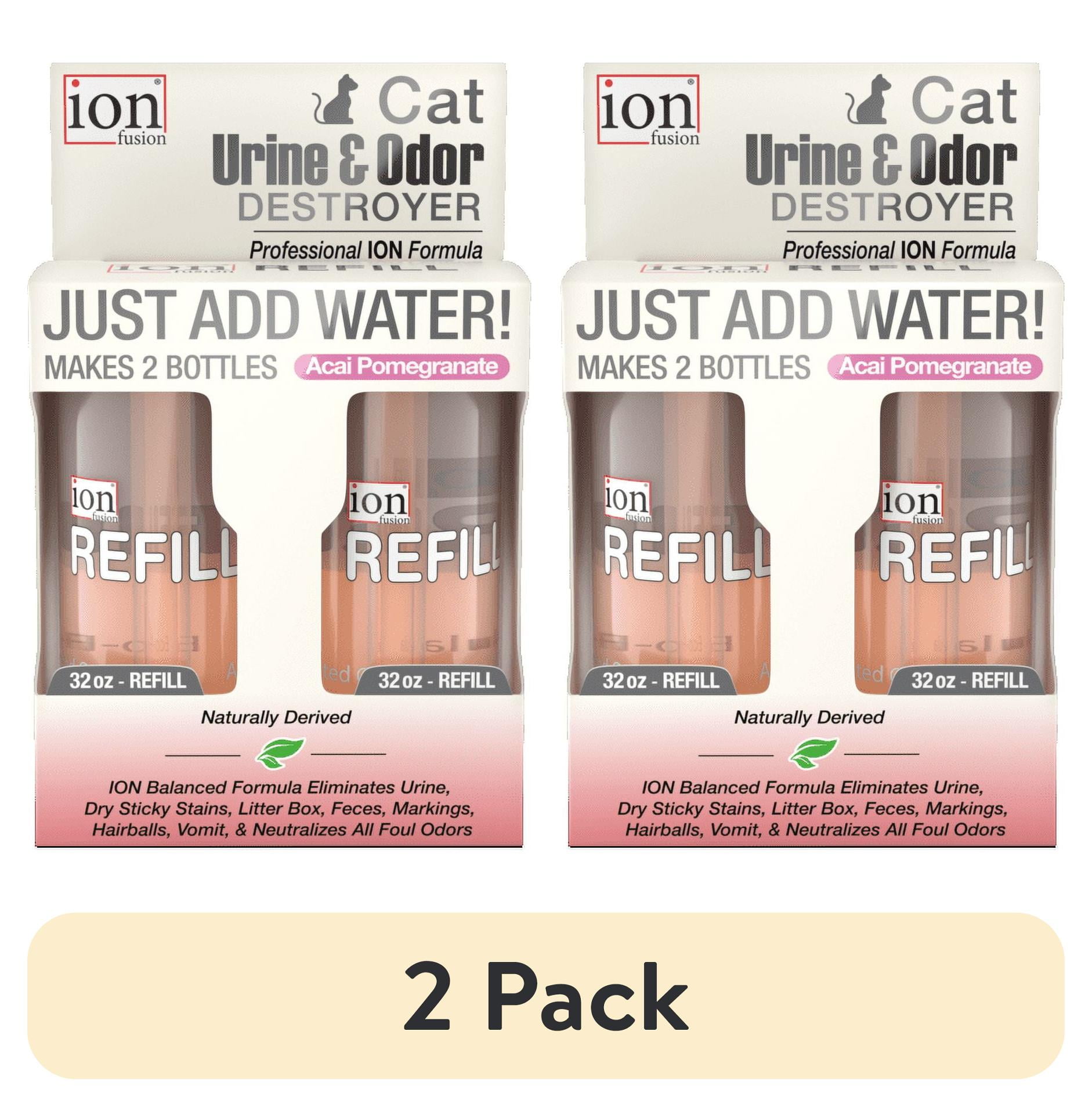 (2 pack) ION Fusion Refills Cat Urine & Odor - 2 Refill Pods (Each Make ...
