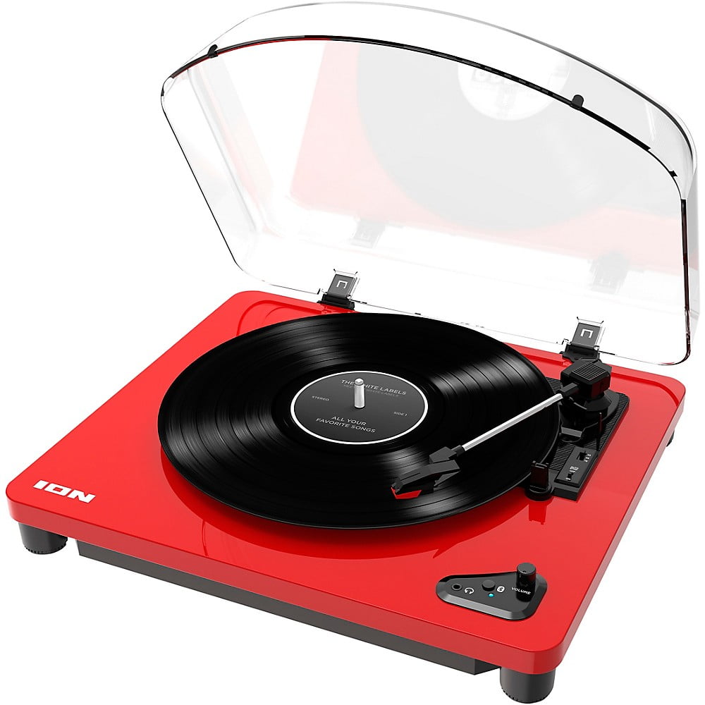 ION LP Wireless Streaming Turntable Candy Apple Red - Walmart.com