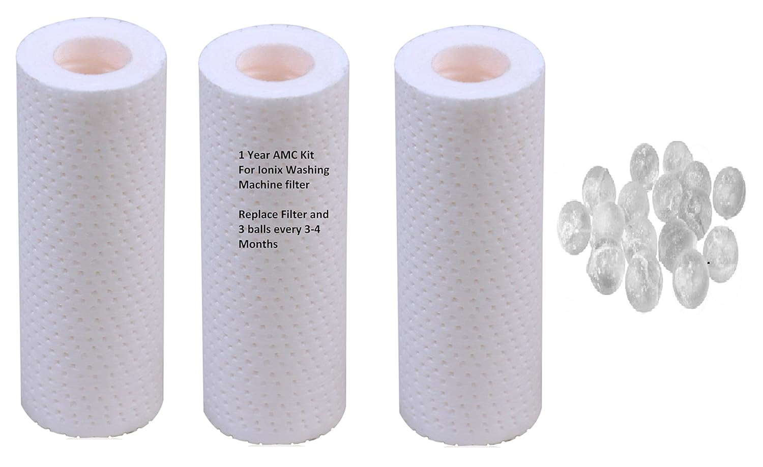 IONIX spare filter cartridge set for washing machineShowerGeyser filter ...