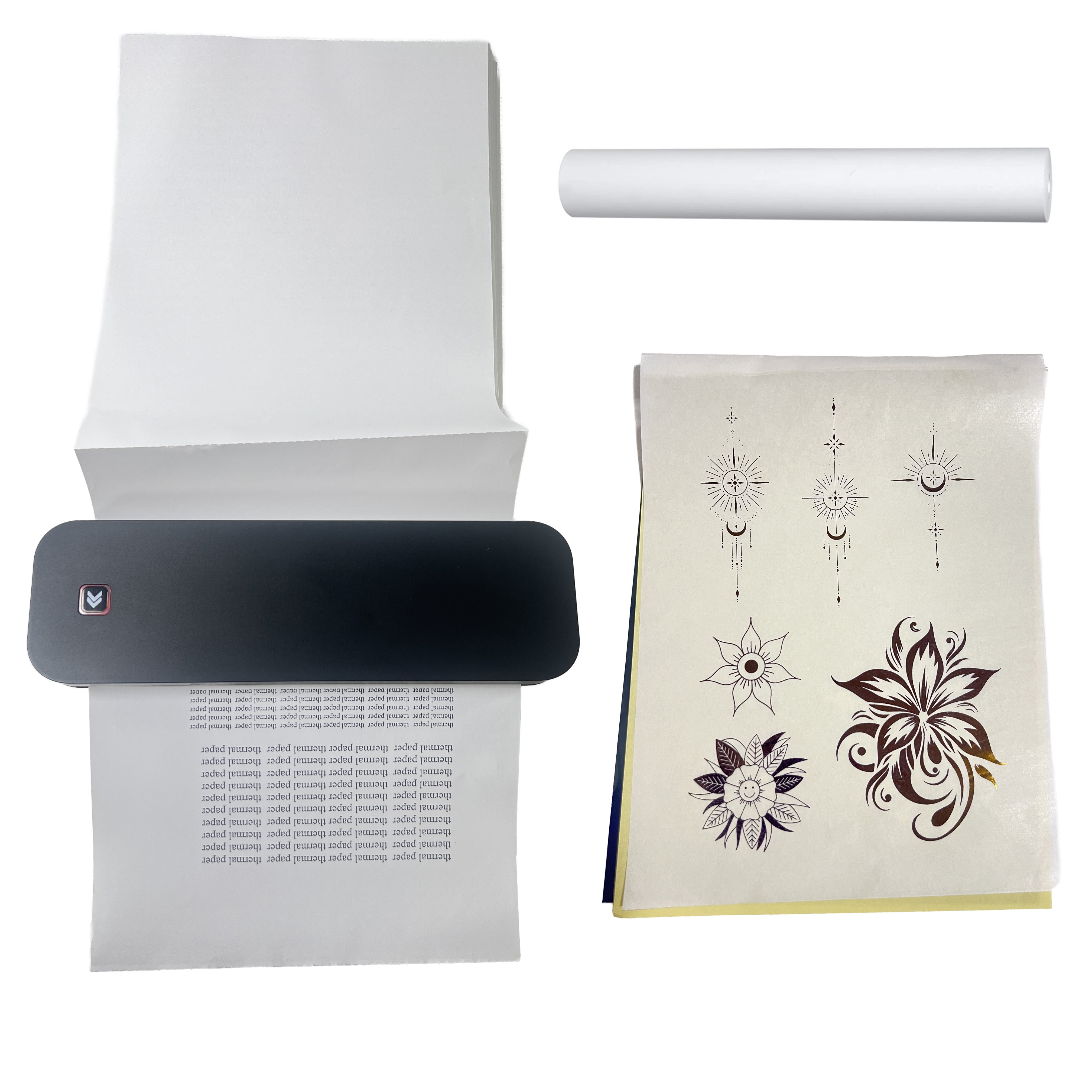 IOOIOO Portable Printer for Tattoo Stencil Transfer Paper, and for 8.5 ...