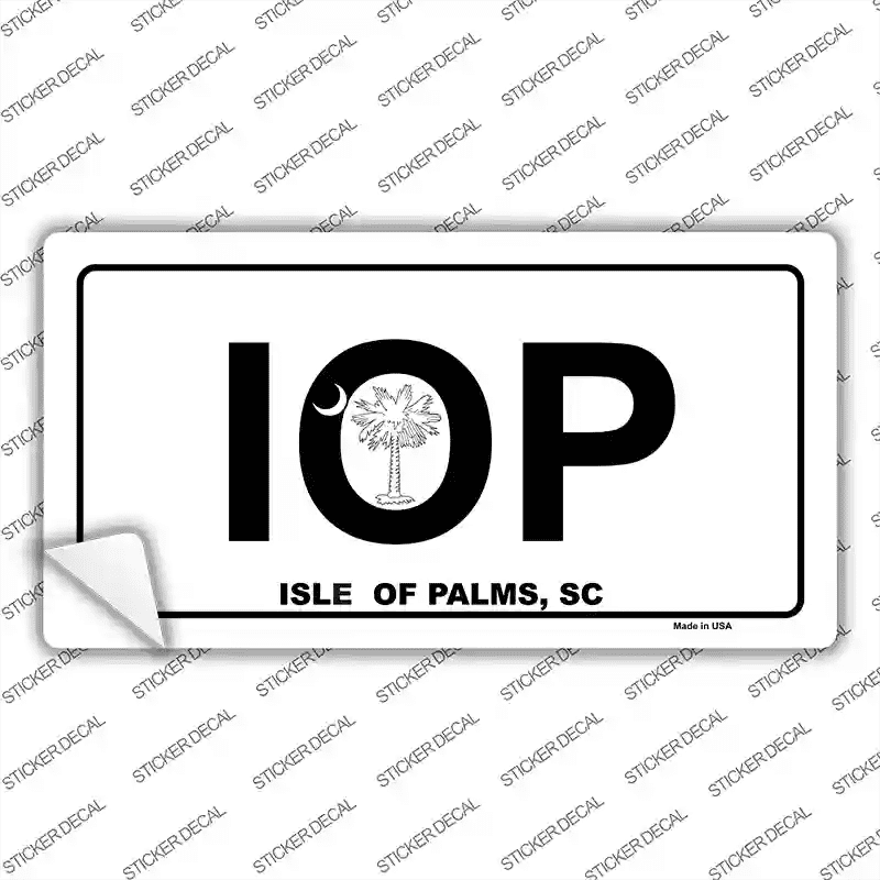 IOP Isle of Palms Novelty Sticker Decal Medium - Walmart.com