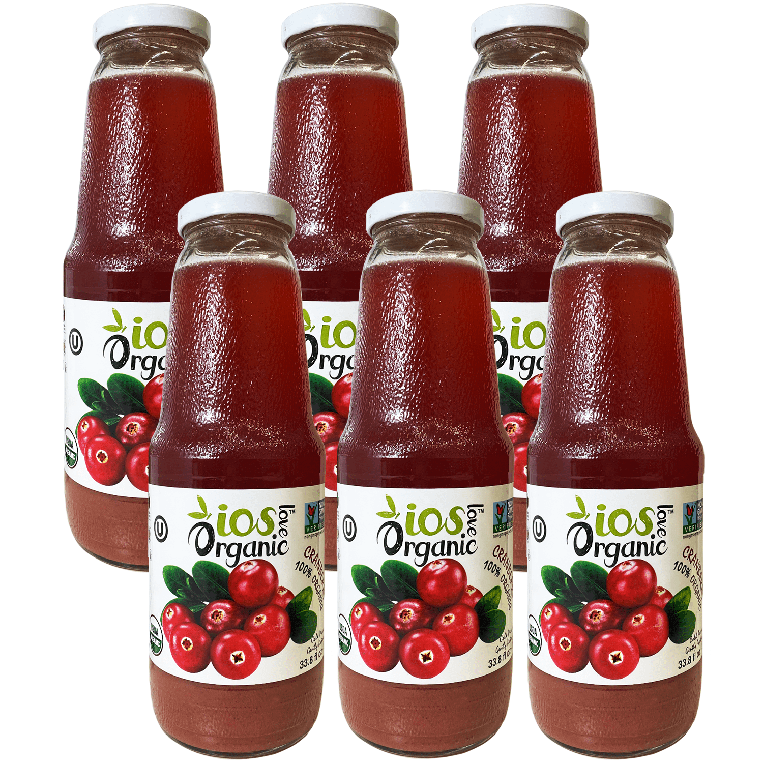 IOS Love Organic Juice - USDA Organic Certified - Cold Pressed, No ...