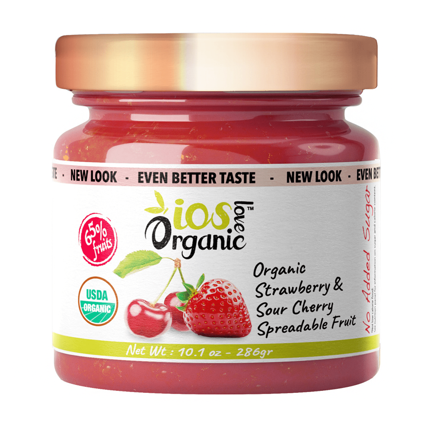 IOS Love Organic Spreadable Fruit - USDA Organic Certified - Non-GMO ...