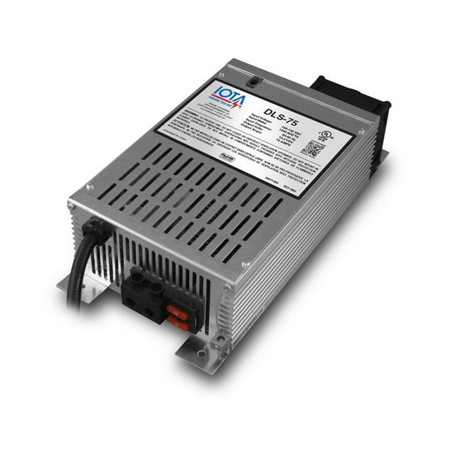 IOTA Engineering DLS-75 Series Auto Battery Charger / Power Converter ...