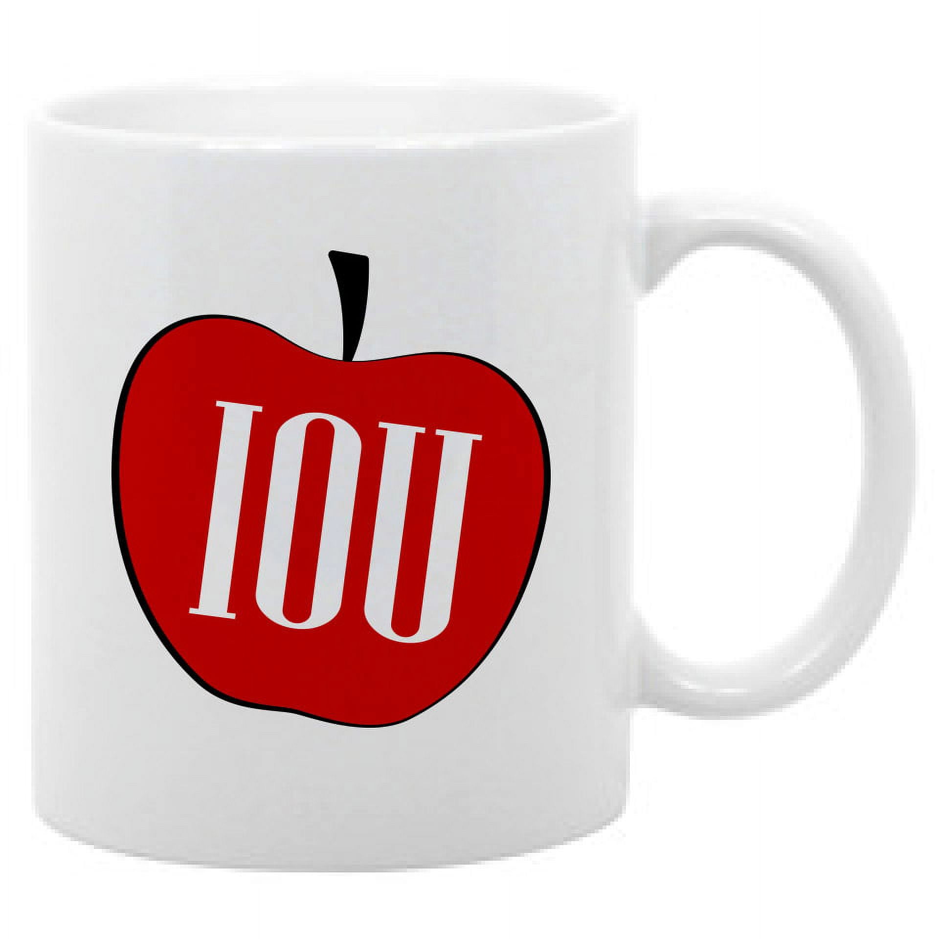 IOU Teacher humor- 11 oz. coffee mug funny saying apple teacher ...