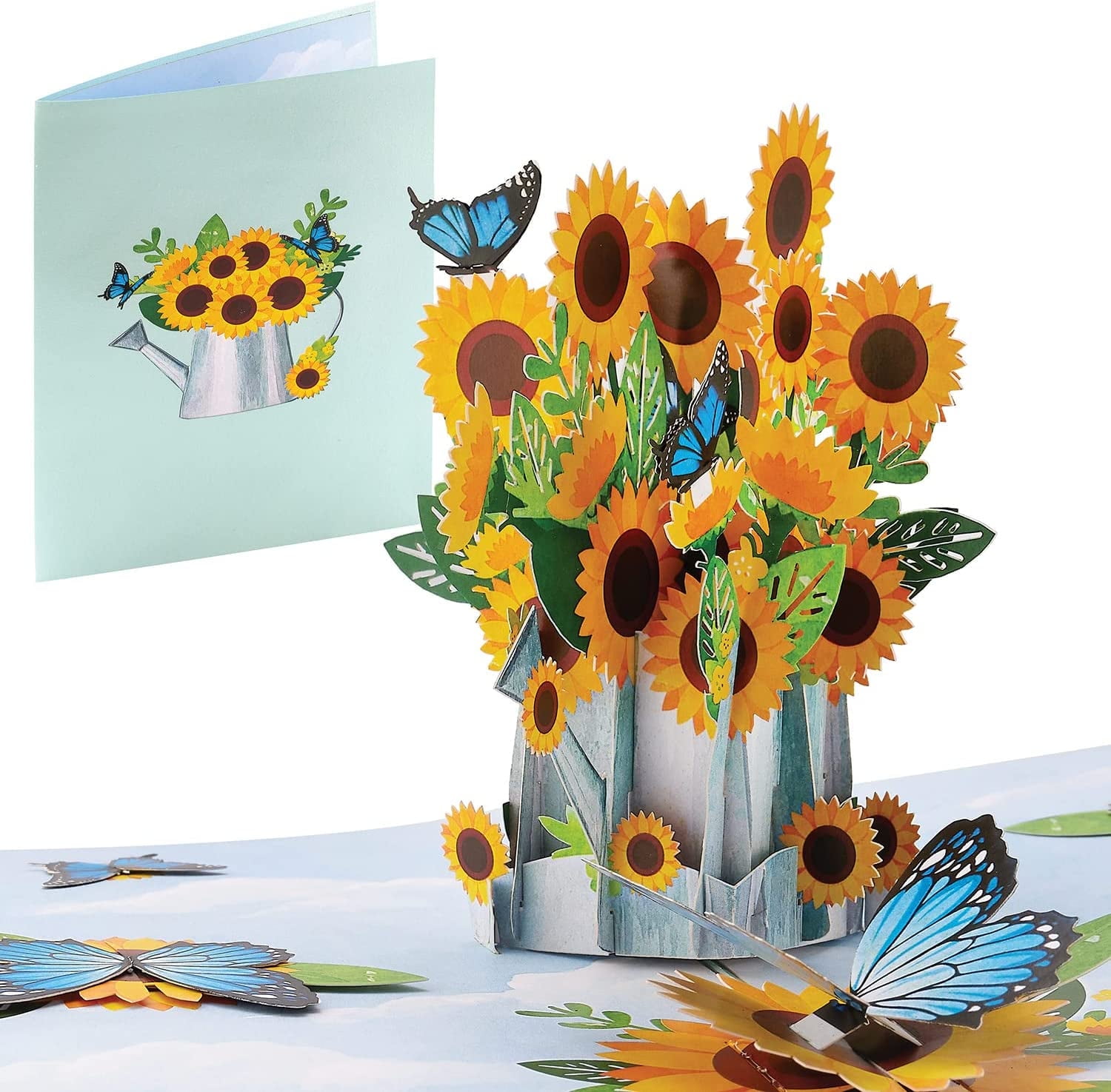 IOYOUNOW Sunflower Pop up Card – 5x7 Inch pop up flower bouquet card, 3D pop up flower bouquet ...