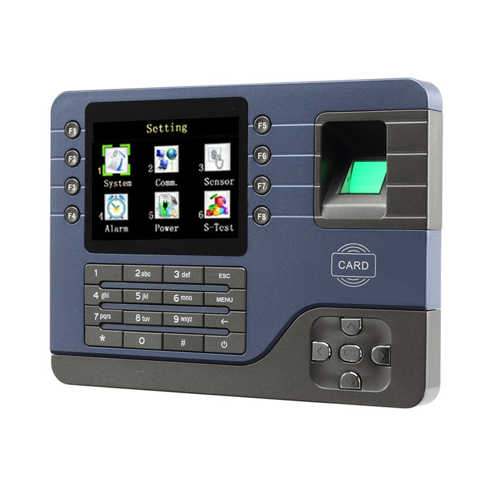 IP Biometric Fingerprint Time Attendance Clock Recorder Employee ...