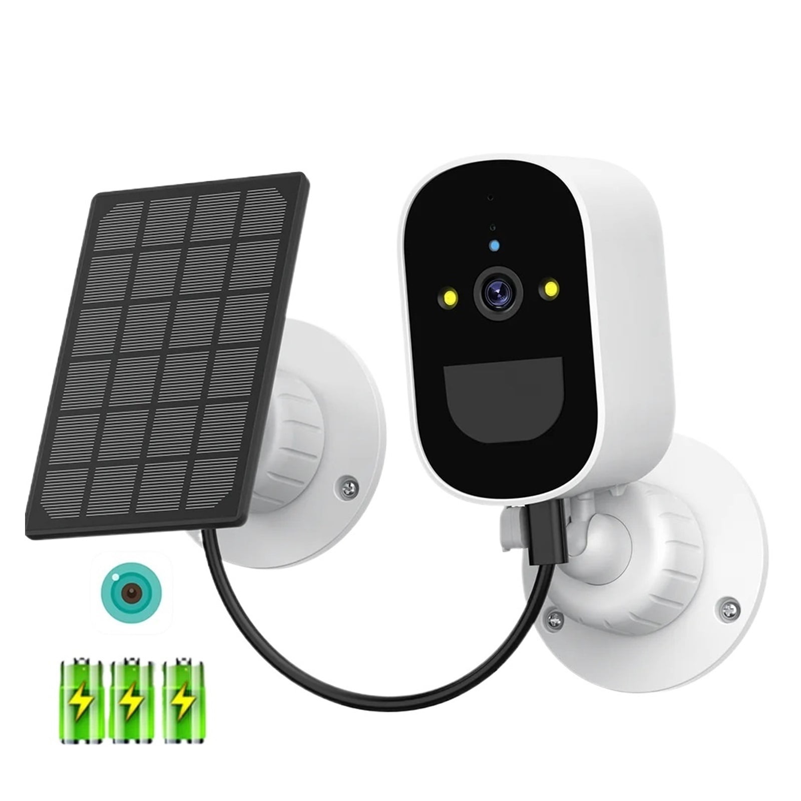 IP Camera Solar Panel Battery Powered Wireless Outdoor Security 1080P ...