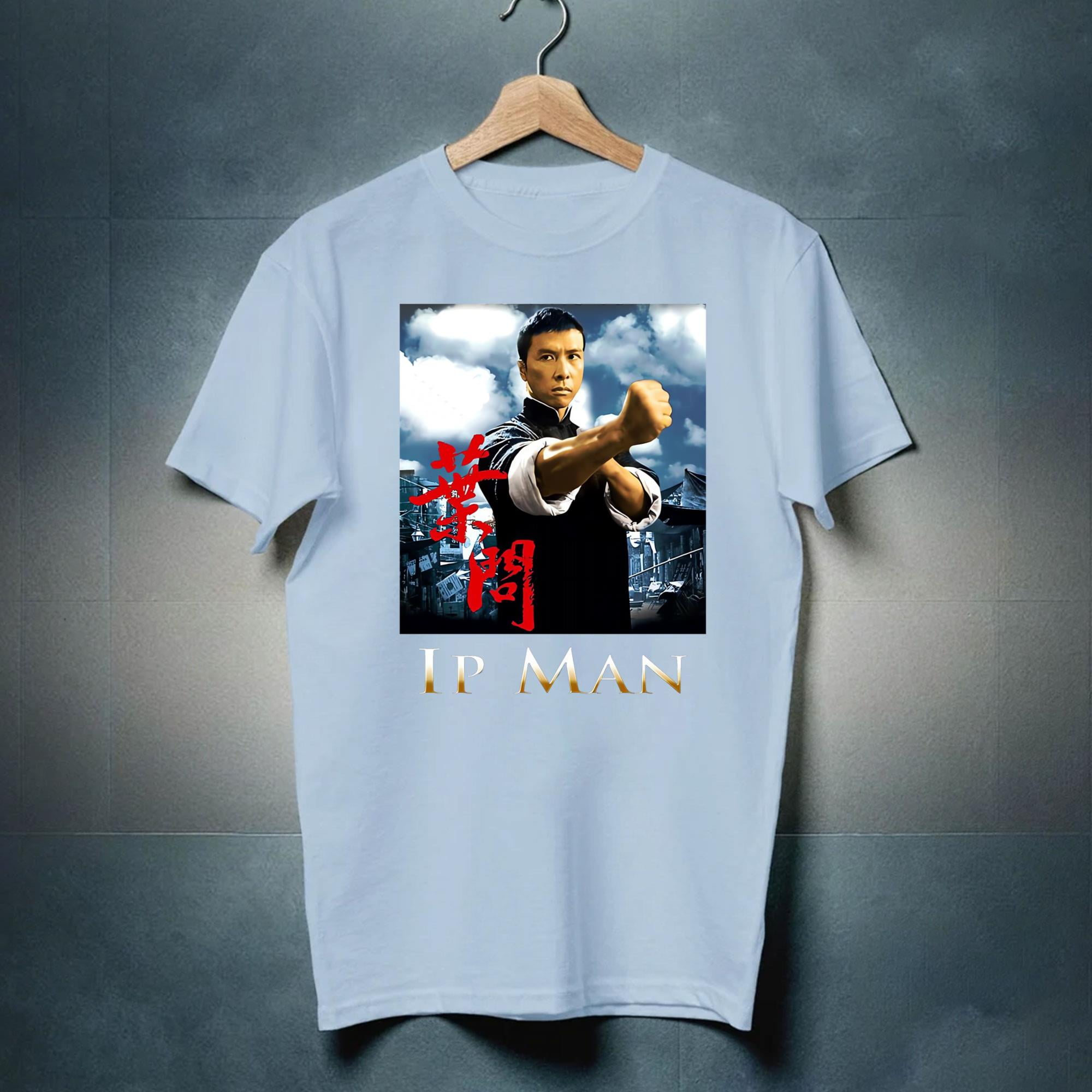 IP MAN Movie Wing Chun Master Kungfu Men's Black T-shirt Size S-5XL ...