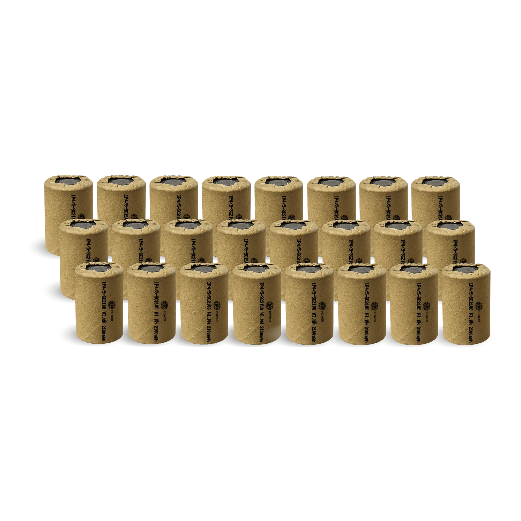 IP POWER NiMh Nickel Metal Hydride 4/5 SubC 1.2V 2100mAh Insulated ...