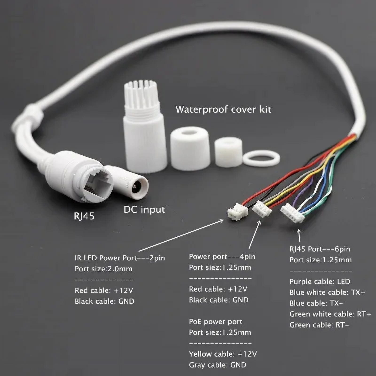 IP camera for IP network camera cable replace cable RJ45 camera Cable ...