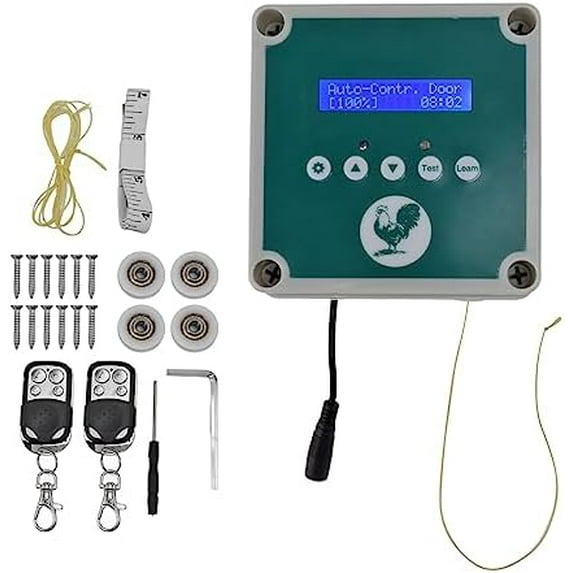 IP44 Chicken Coop Door Opener, Automatic Chicken Coop Door Controller ...