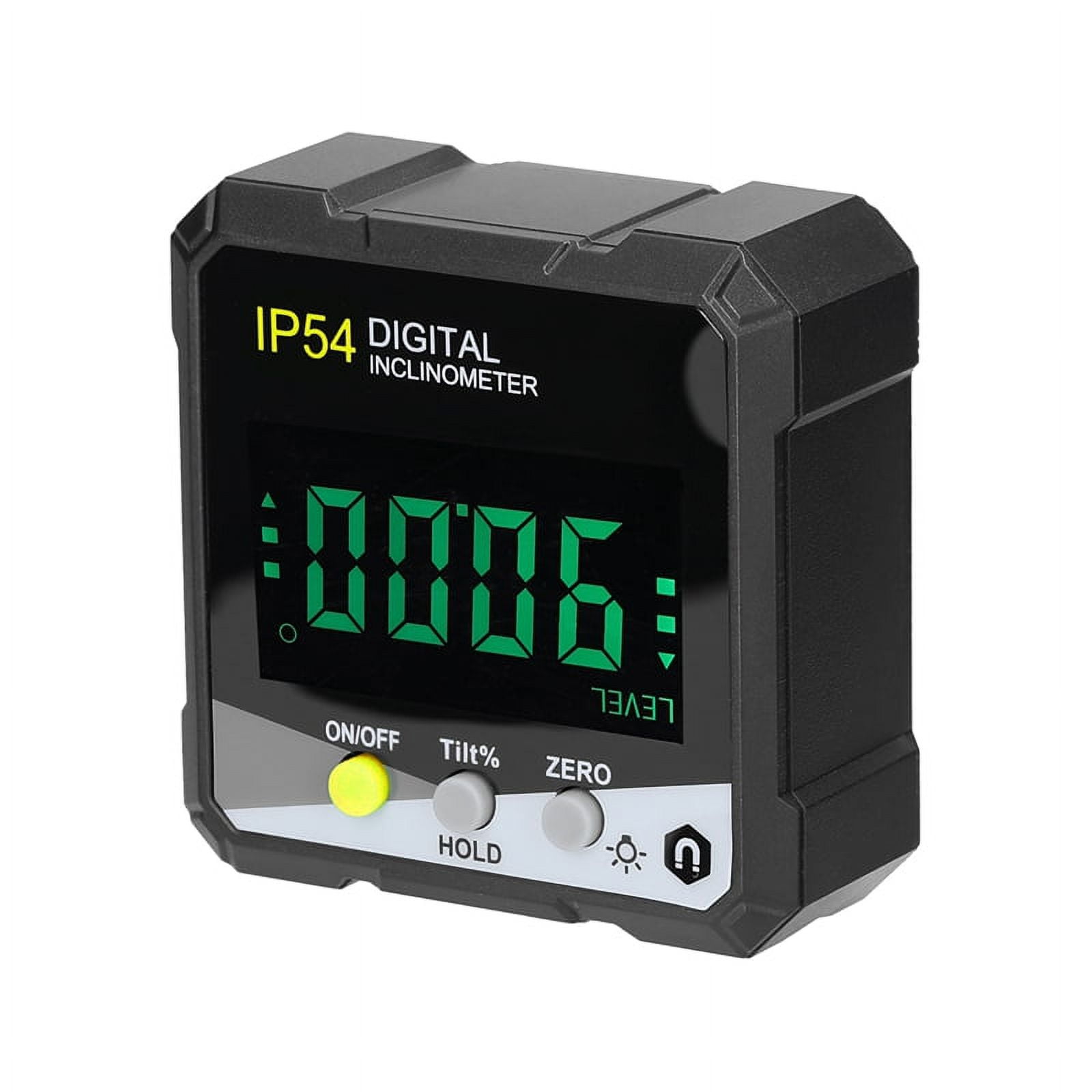 IP54 4X90° Portable Digital Inclinometer LCD Backlight Digital ...