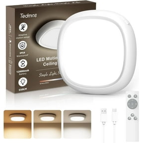 Over Lite Ultra Wireless Motion Activated Ceiling Sensor Light with ...