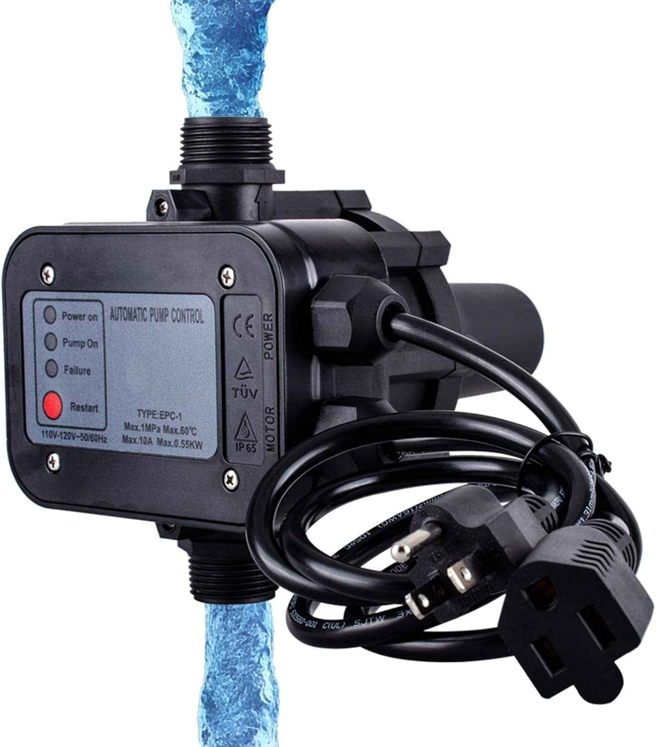 IP65 Automatic Water Pump Controller, Water Pump Pressure Switch with ...