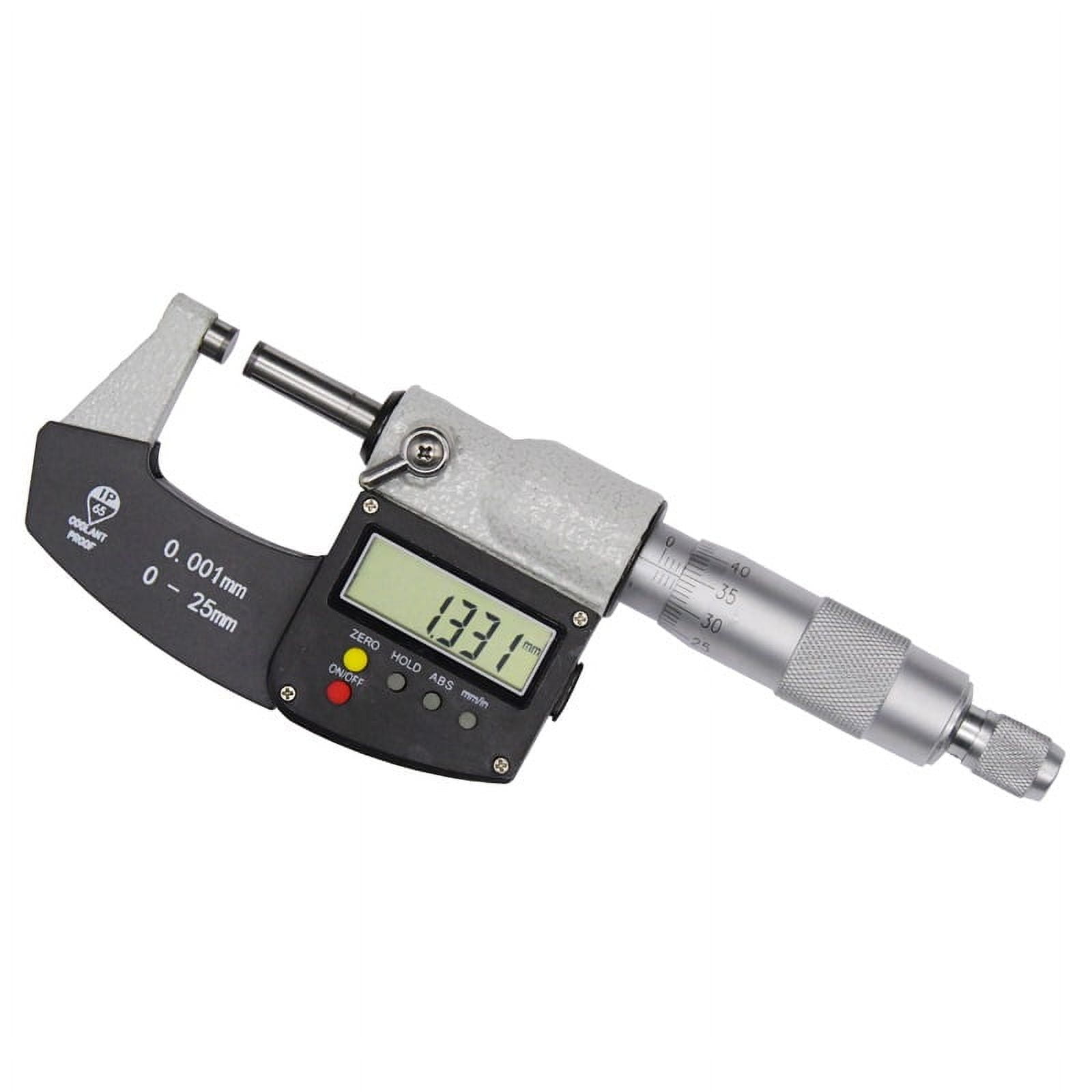 IP65 Outside Micrometer 0-25mm Large Screen Digital Micrometer Caliper ...