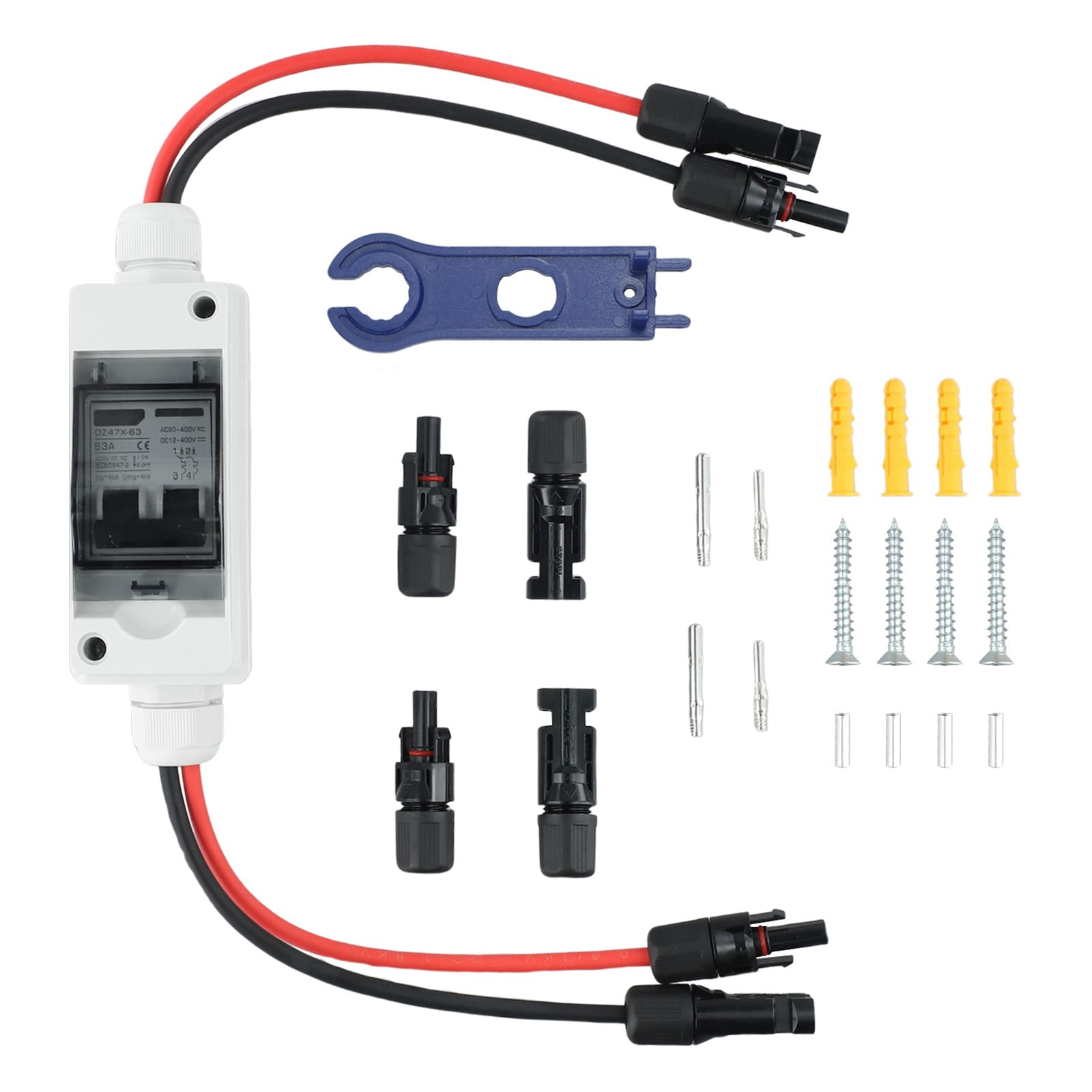 IP65 PV Combiner Box Solar Insulator Switch 400V 1 in 1Out 1S DC ...