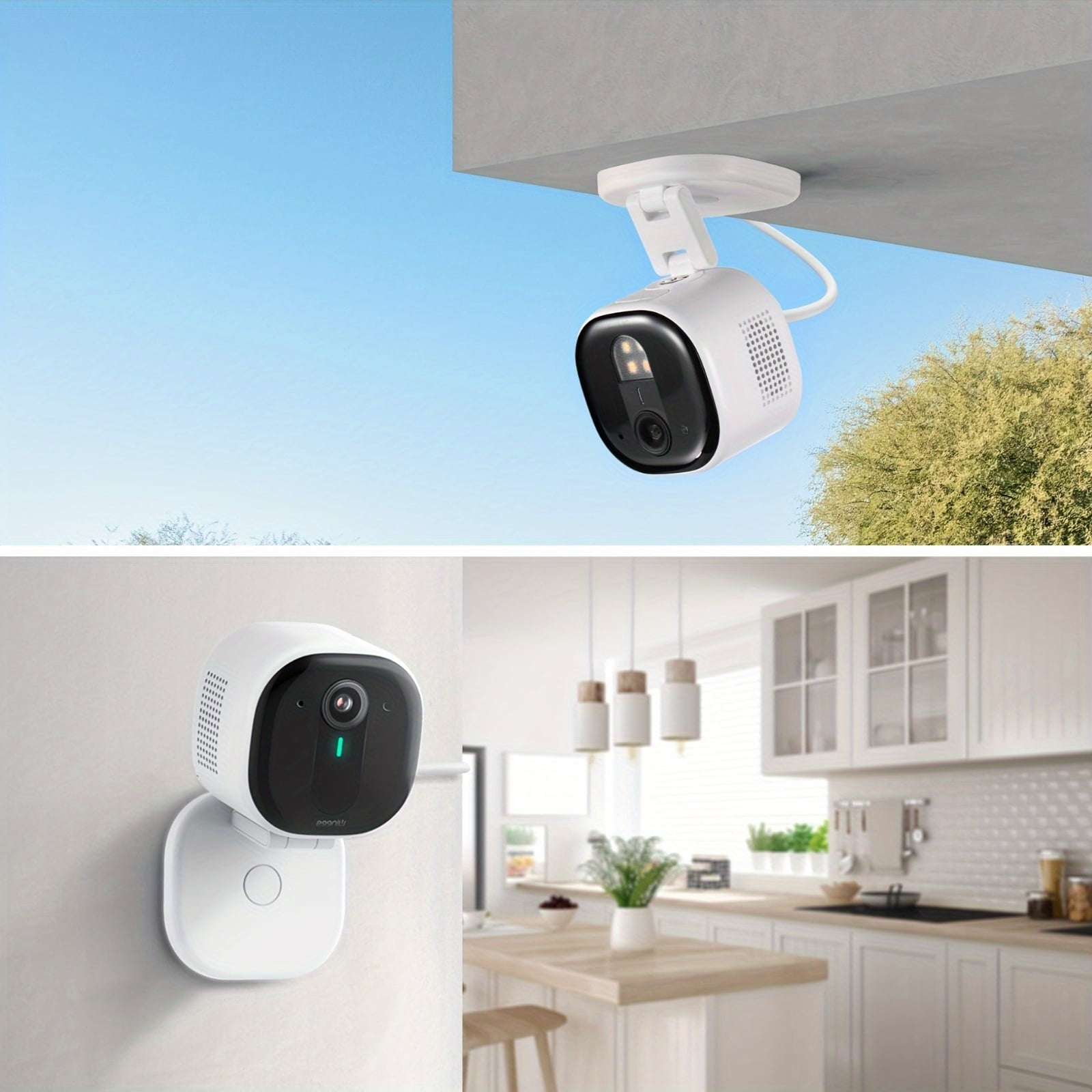 IP65 Waterproof FANRUINA Outdoor Security Cameras | 2K Wired Wi-Fi ...