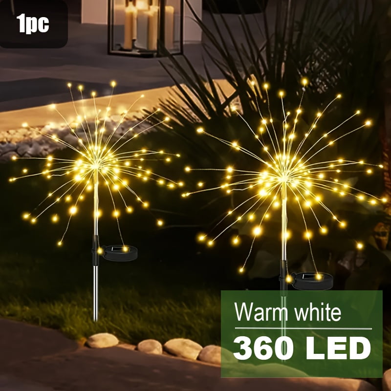IP65 Waterproof Solar Fireworks Lights for Outdoor - Durable Metal ...