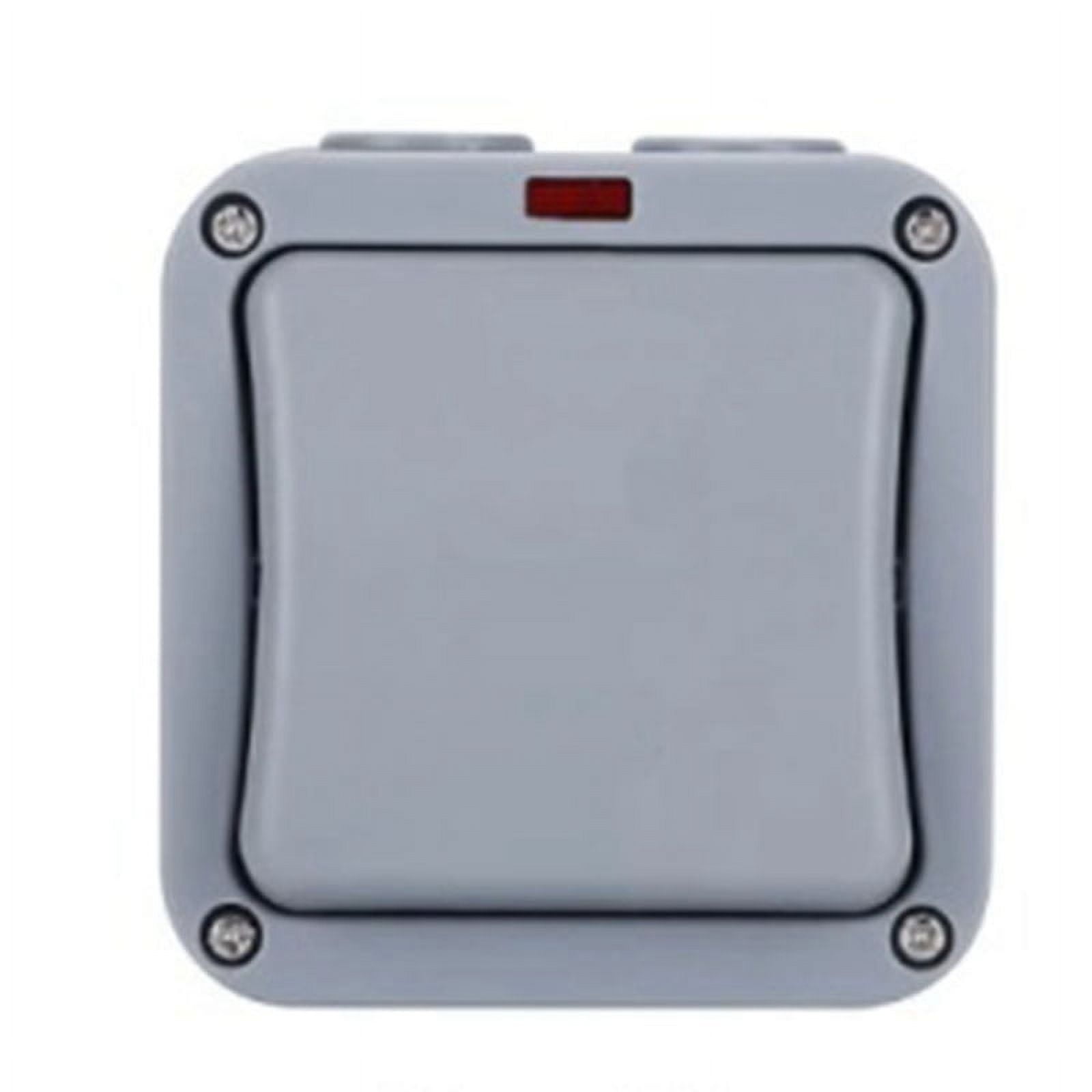 IP66 Wall Electrical Switch 220V Light on Security Button (A) - Walmart.com