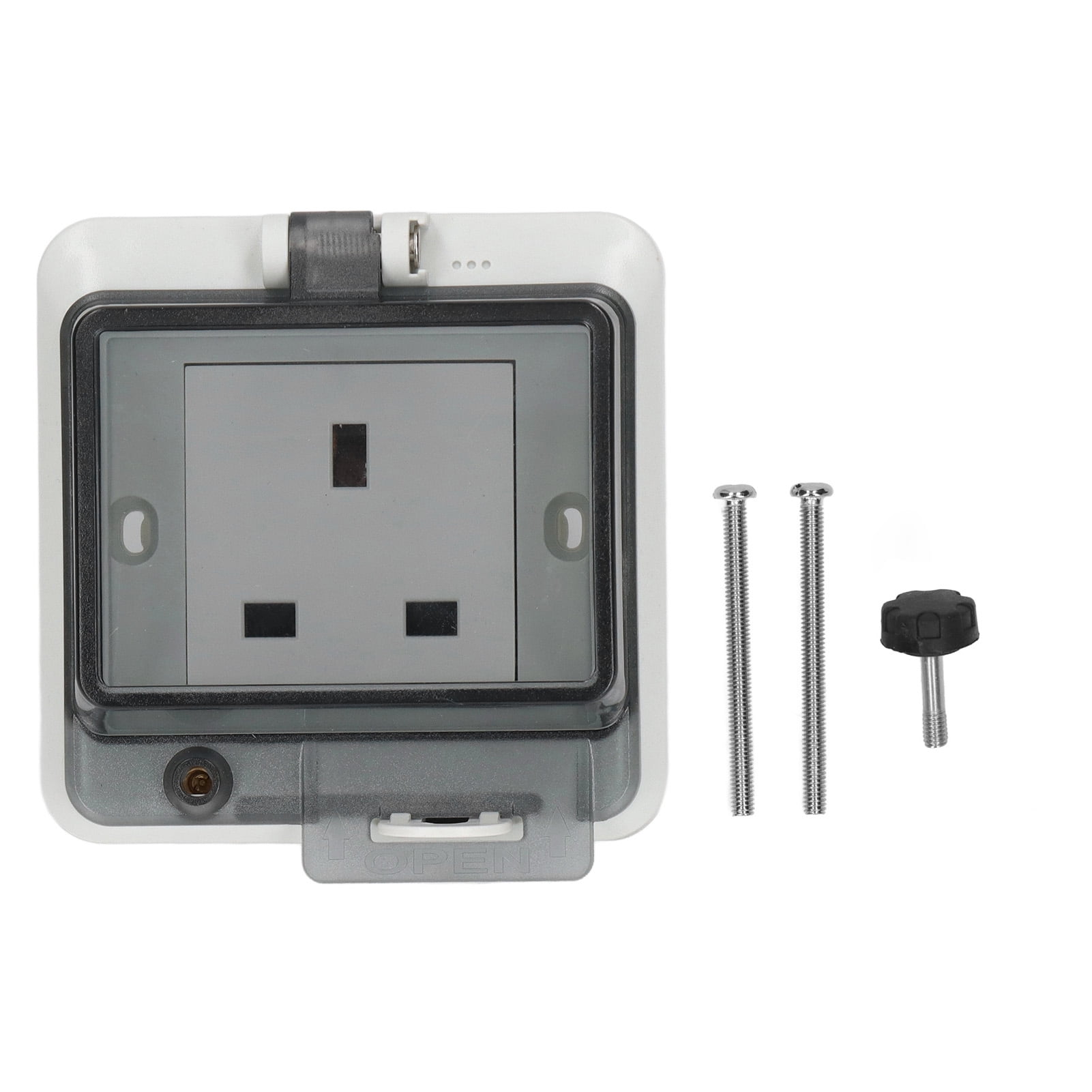 IP66 Waterproof UK Standard Socket Flameproof Robust Impact Resistance ...