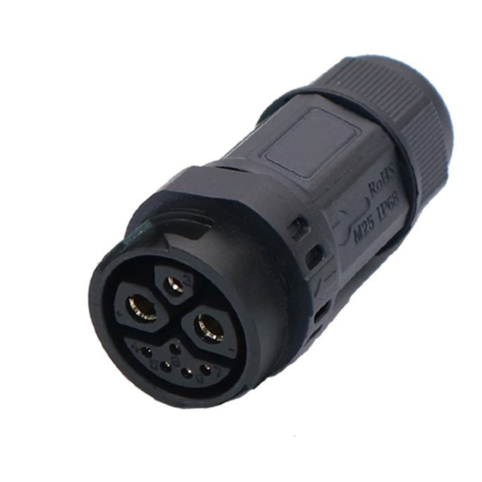 IP67 Male Female 2+1+5 Pin Battery Connector Motorcycle Charger Socket ...