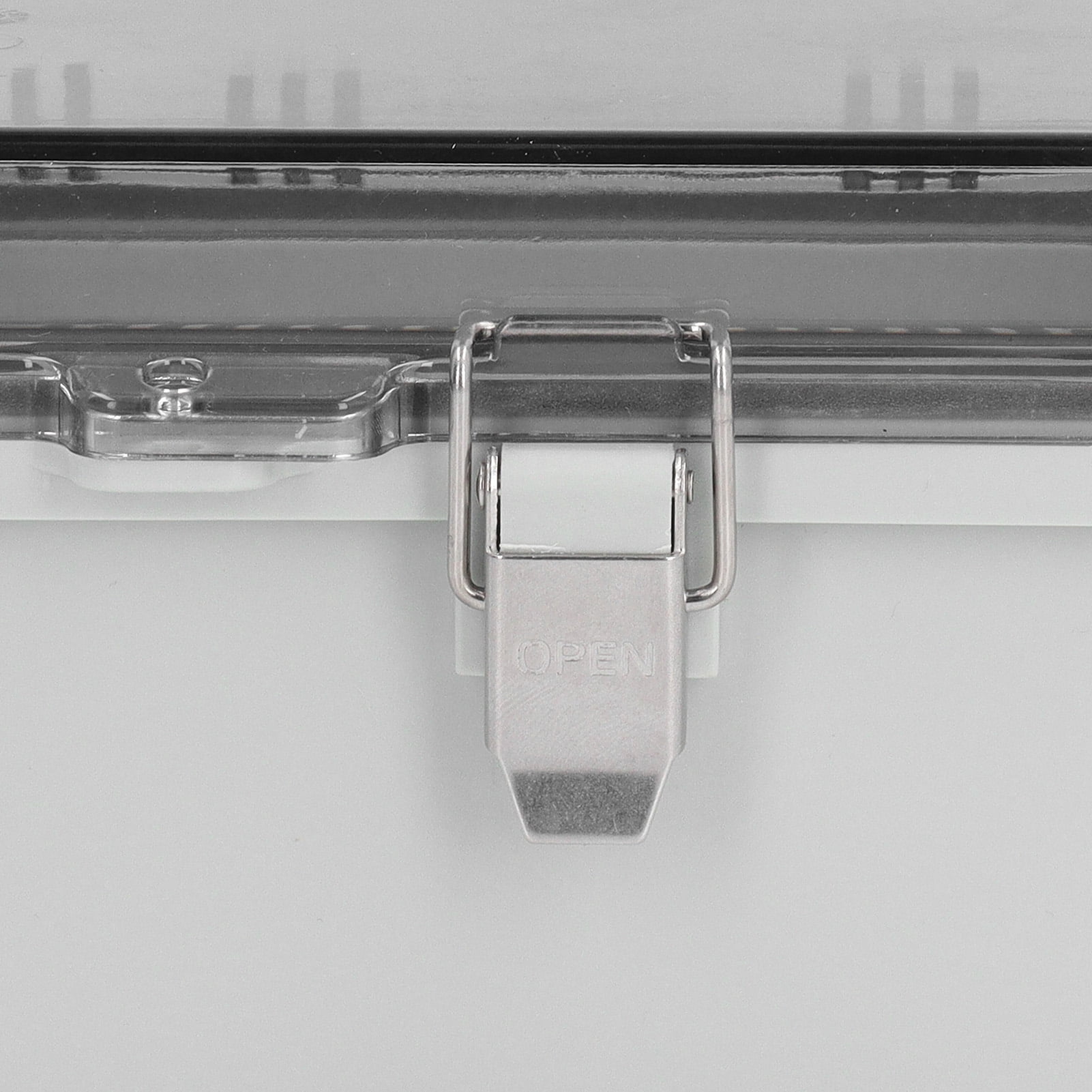 IP67 Waterproof Junction Box, ABS Plastic, Hinged Cover, Includes ...